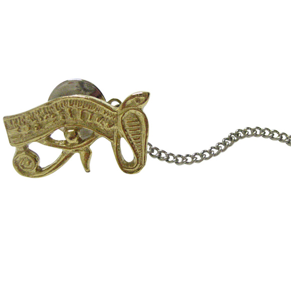 Kiola Designs | Accessories | Gold Toned Textured Egyption Eye Tie Tack ...